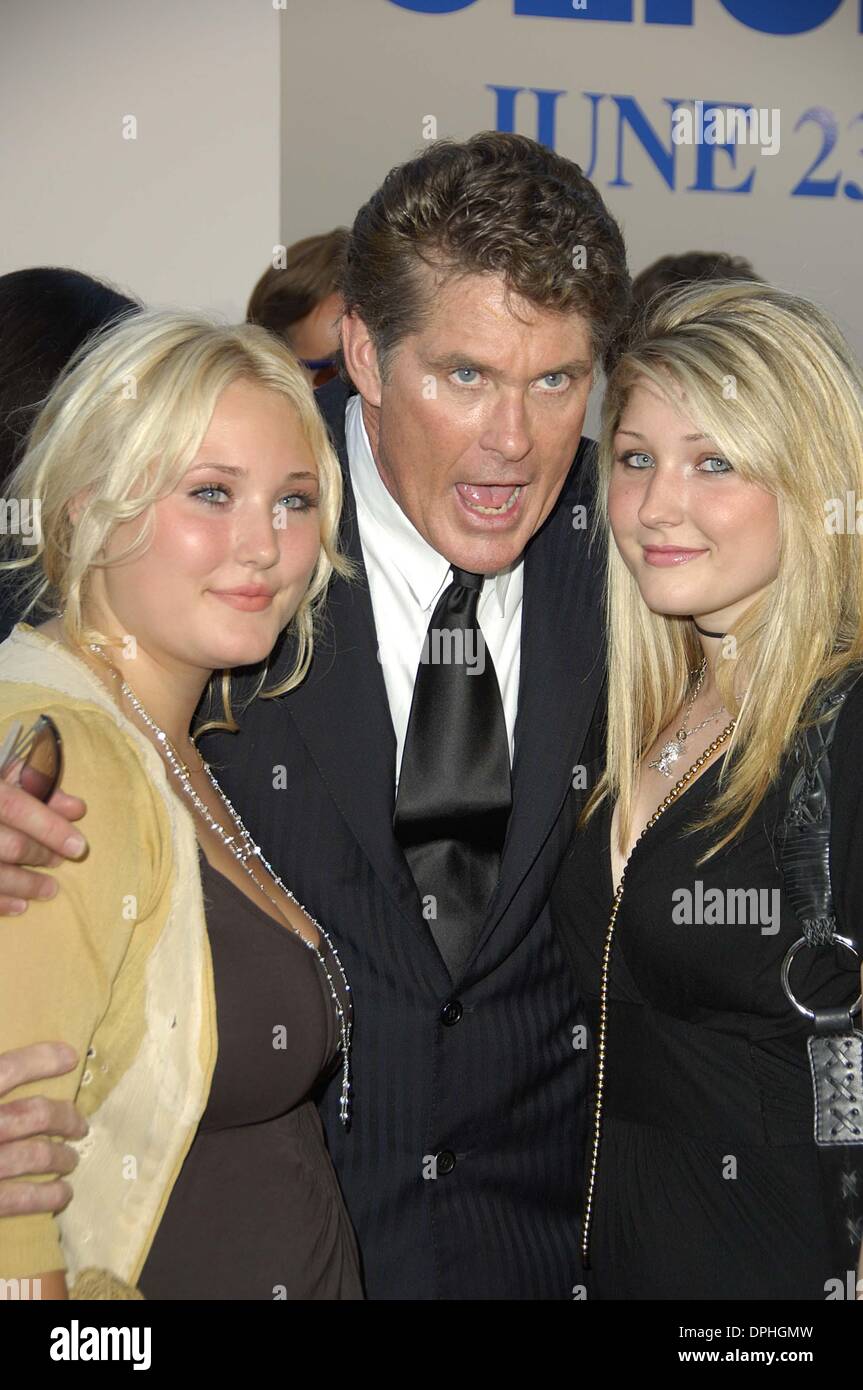 David hasselhoff and daughters hi-res stock photography and images - Alamy
