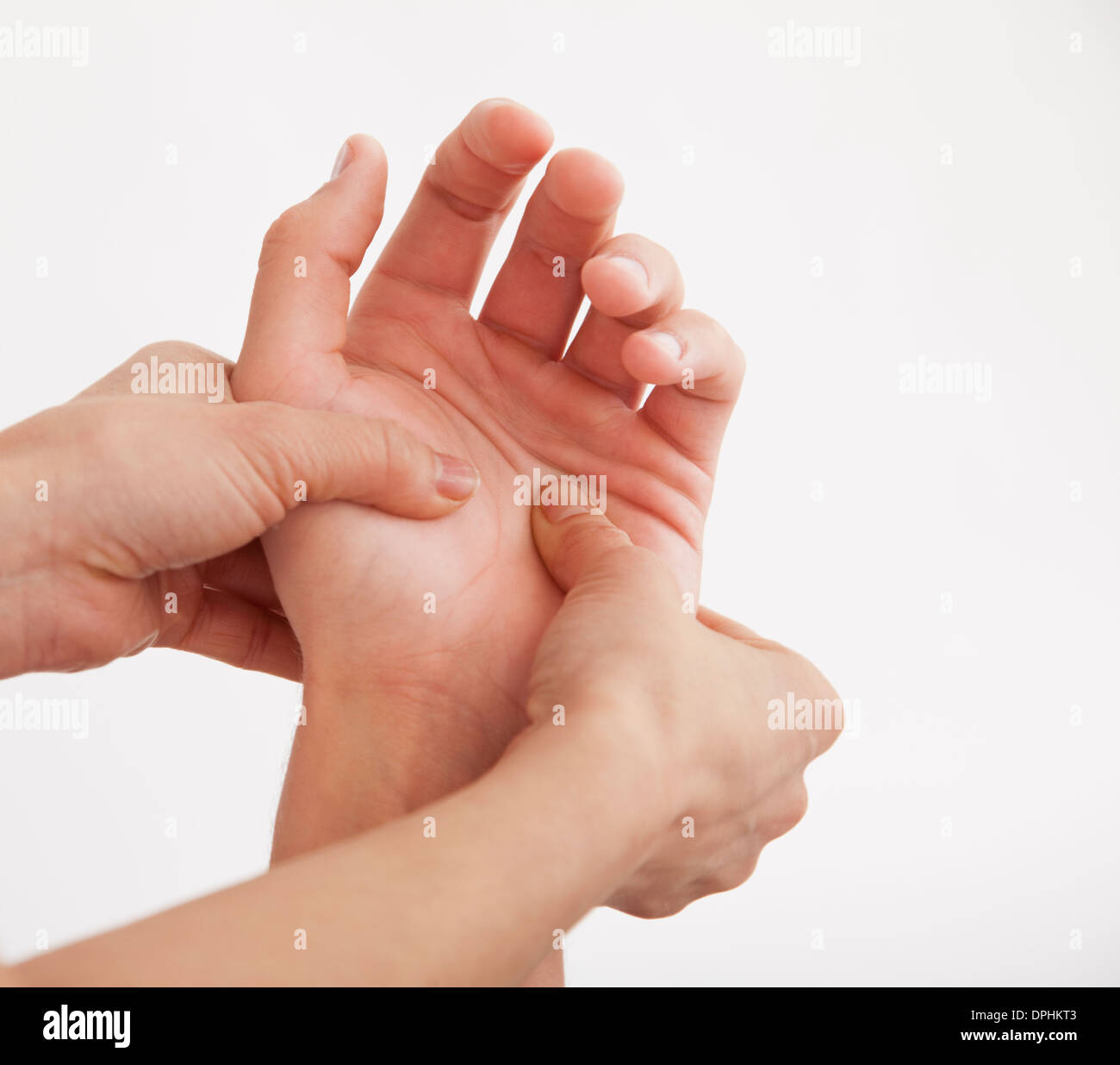 Hand massage, close-up Stock Photo - Alamy
