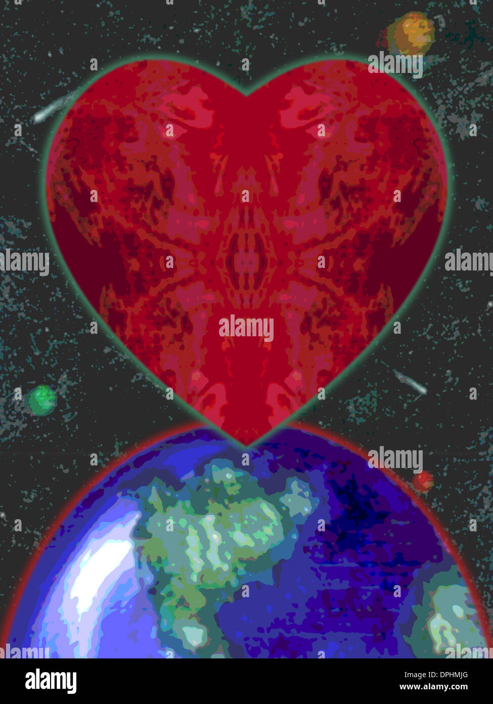 Earth in outer space hi-res stock photography and images - Alamy