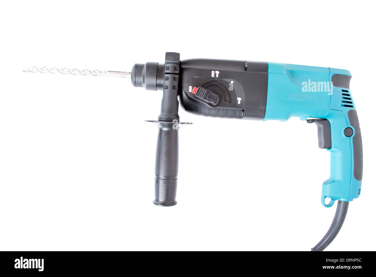 Perforator isolated on a white background Stock Photo - Alamy