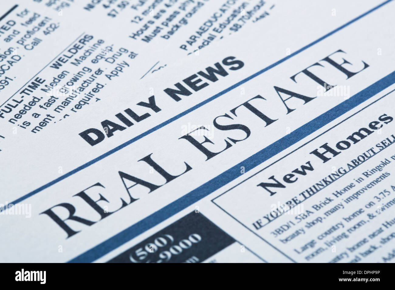 Newspaper page hi-res stock photography and images - Alamy