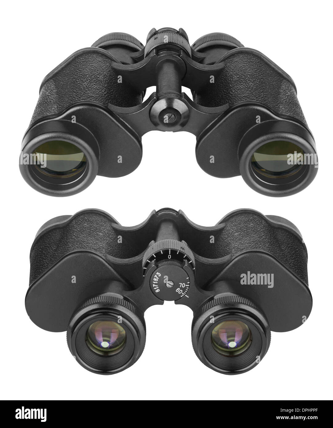 Binocular isolated on white background Stock Photo - Alamy