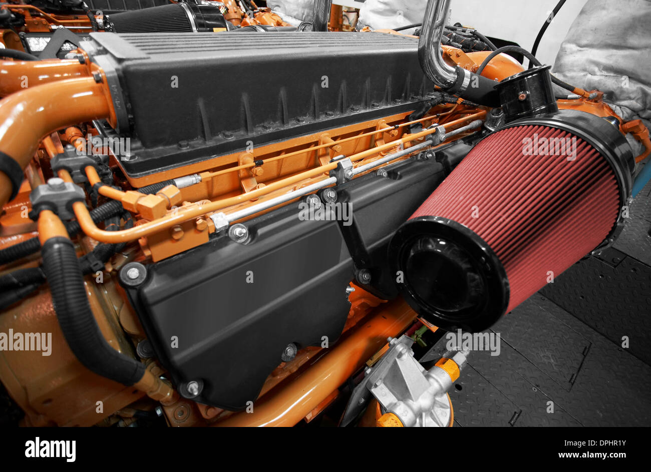 The powerful engine Stock Photo - Alamy