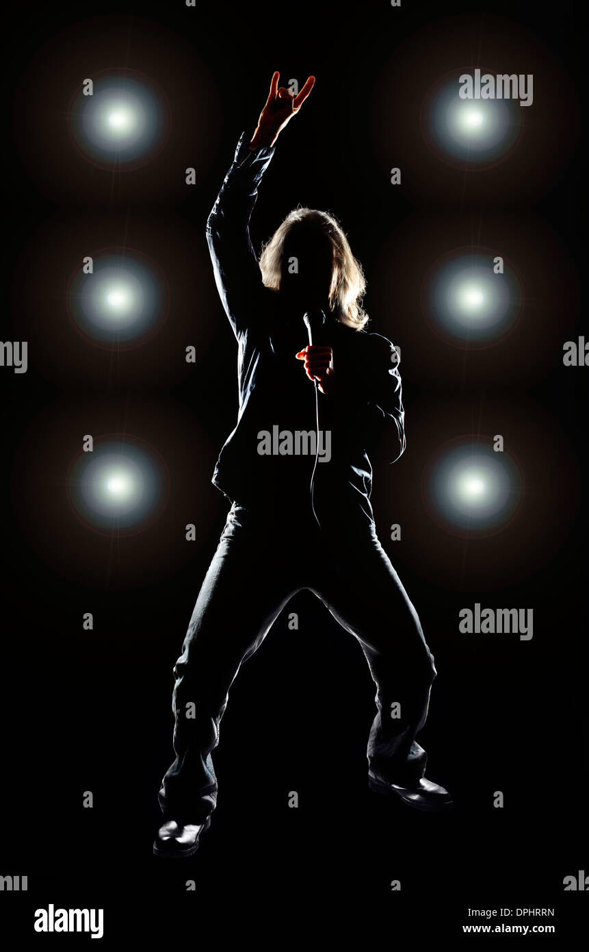 Cool rock singer hi-res stock photography and images - Alamy
