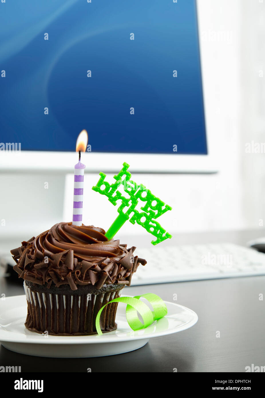 Computer happy birthday hi-res stock photography and images - Alamy