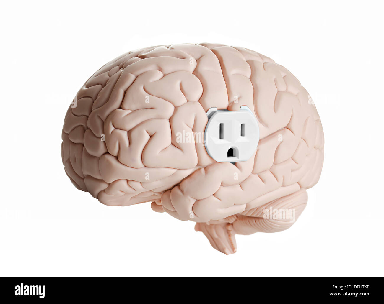 Plug into brain hi-res stock photography and images - Alamy