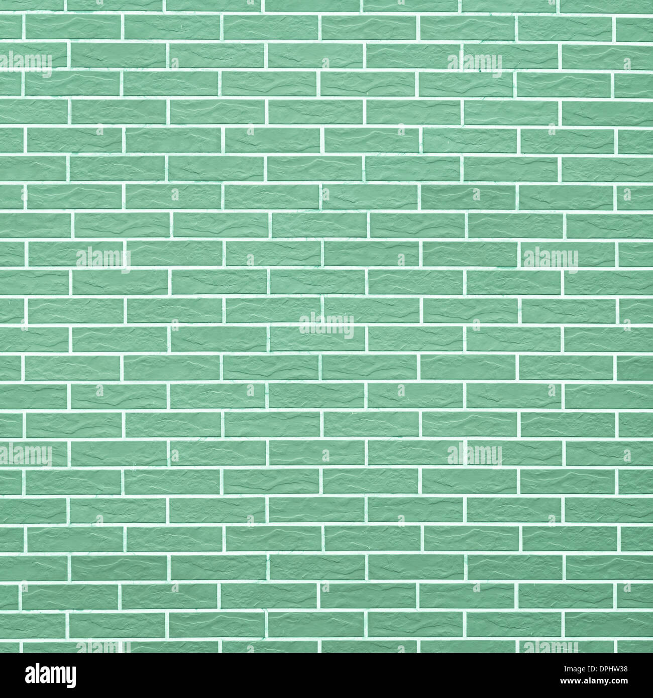 Architecture. Closeup of green brick wall as background texture or ...
