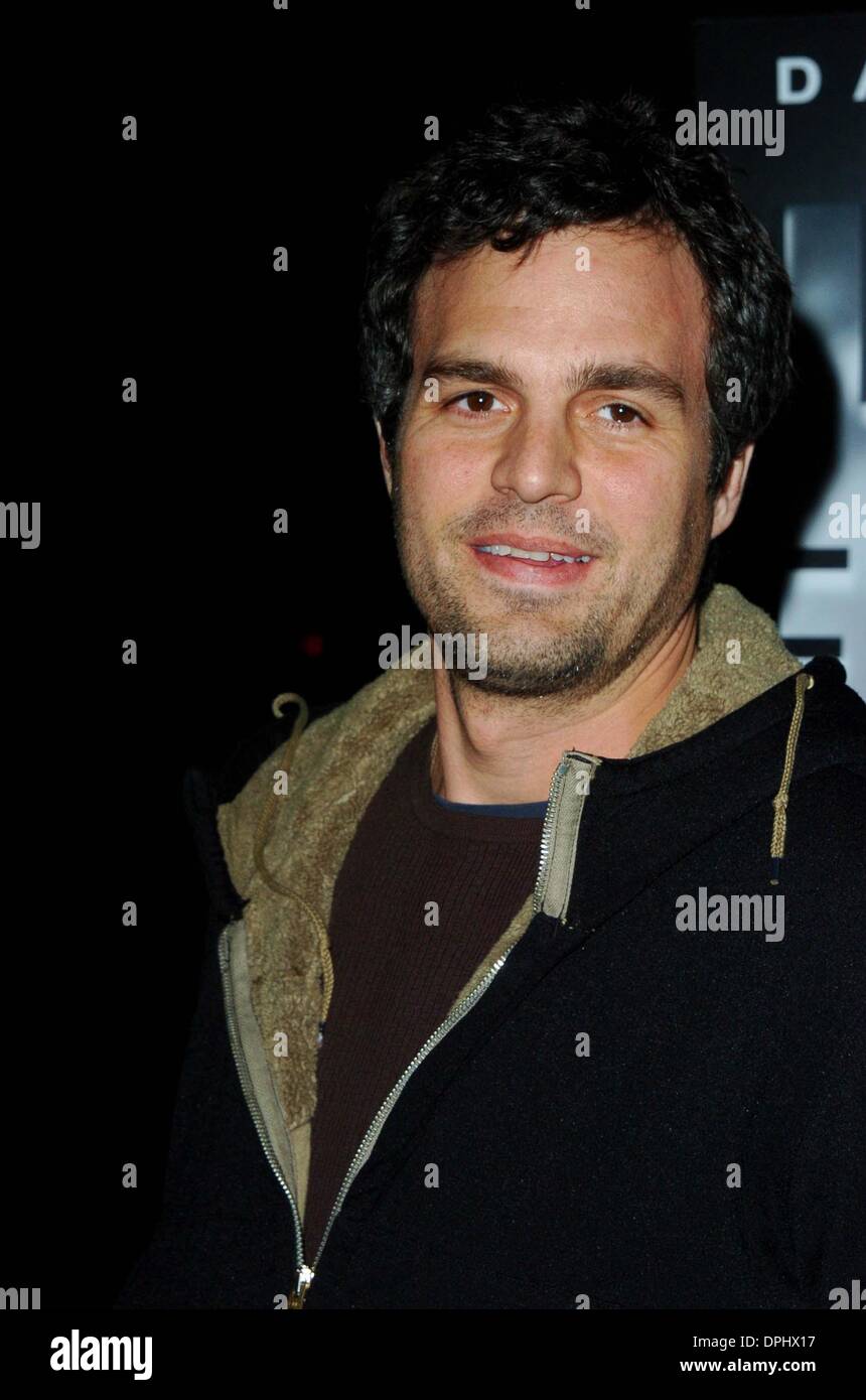 Dec. 9, 2006 - Hollywood, California, U.S. - MARK RUFFALO AT THE ...