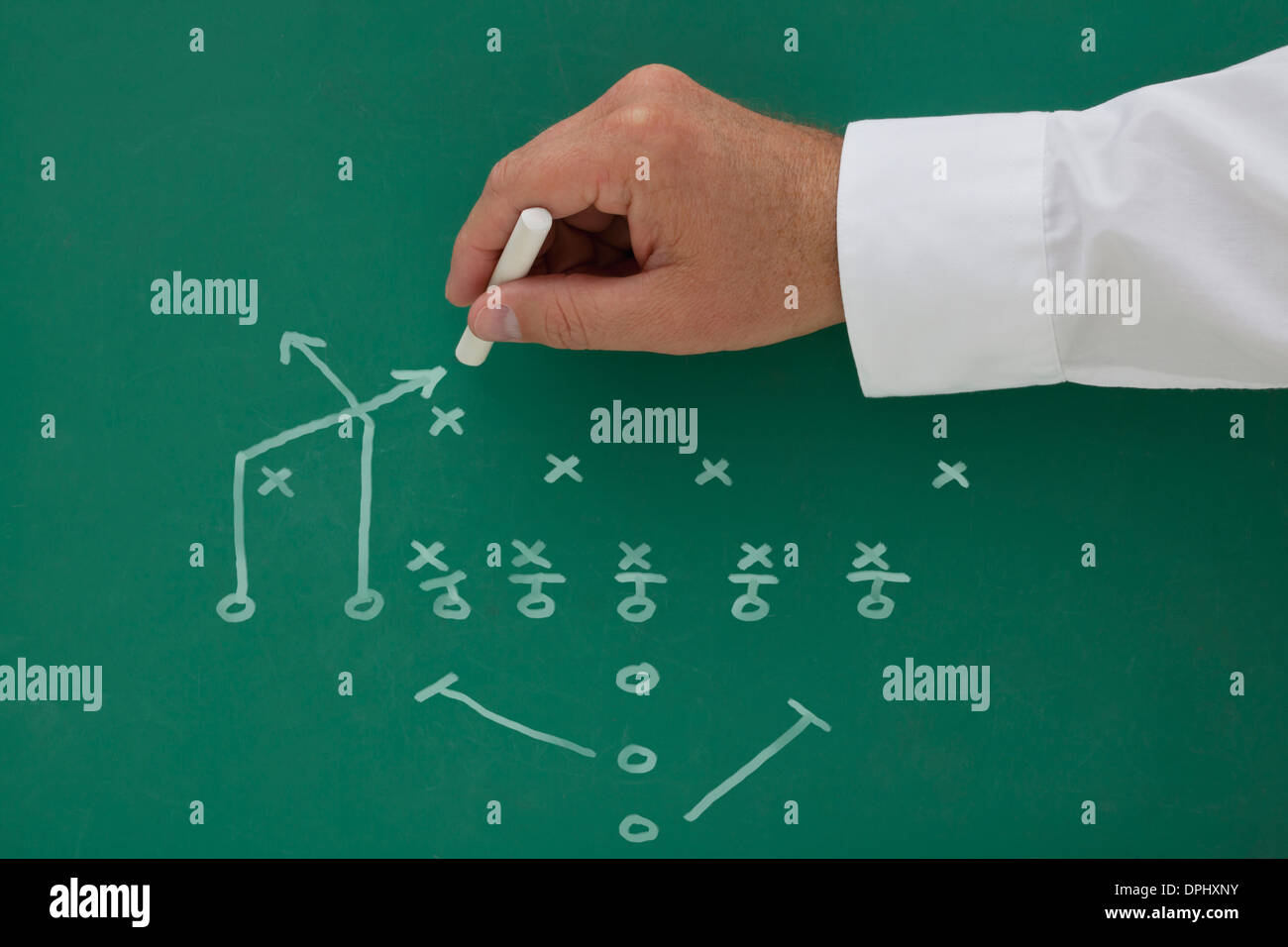 Mans hand writing chalk hi-res stock photography and images - Alamy