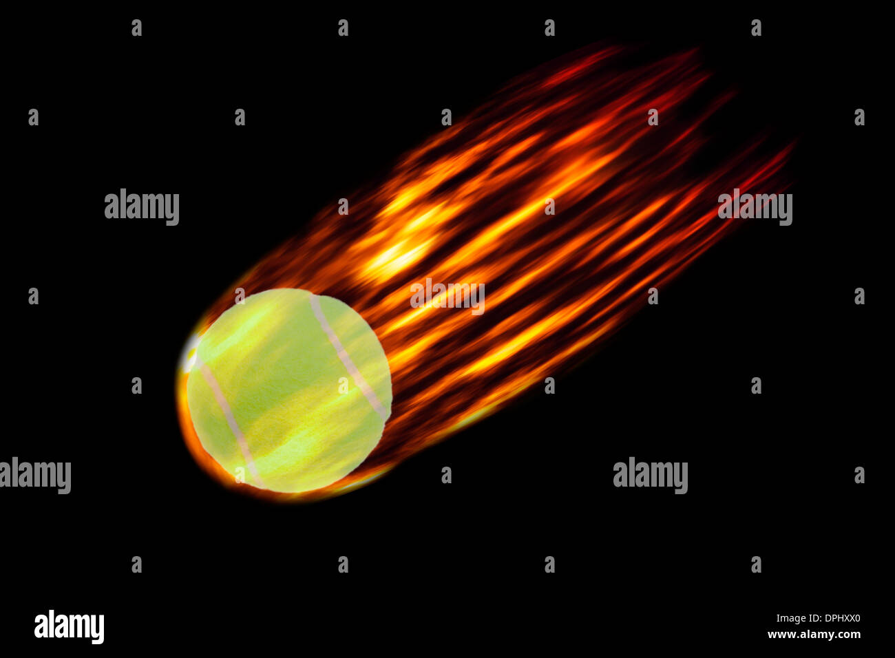Flame burning ball fire heat tennis hi-res stock photography and images ...