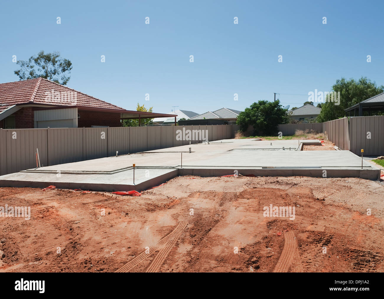Preparation concrete foundation hi-res stock photography and images - Alamy
