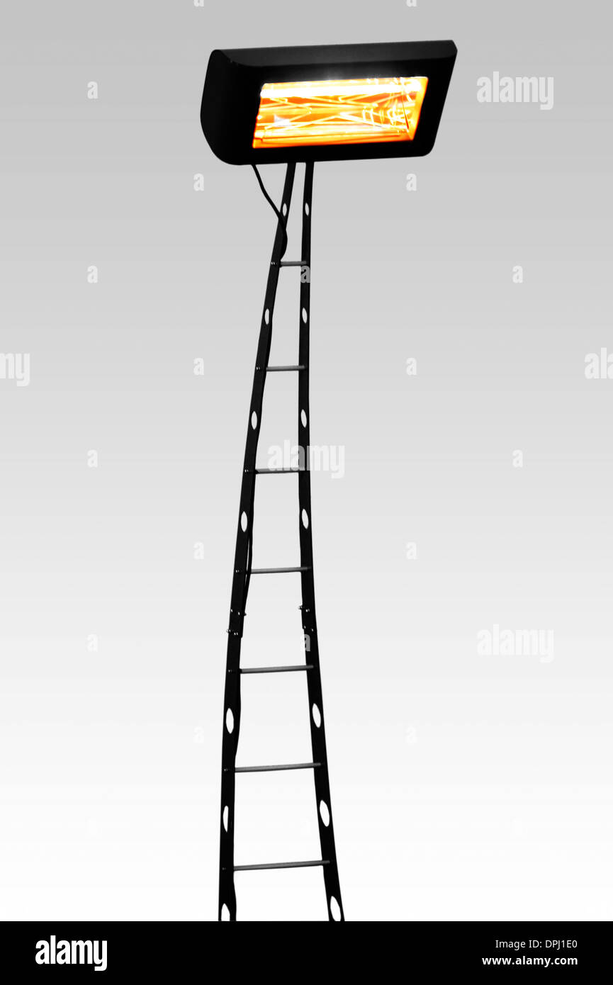 Floor lamp isolated Stock Photo - Alamy