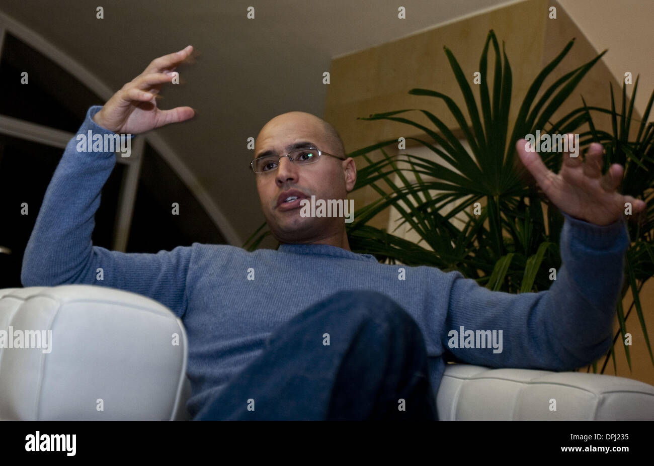 Saif gadhafi hi-res stock photography and images - Alamy