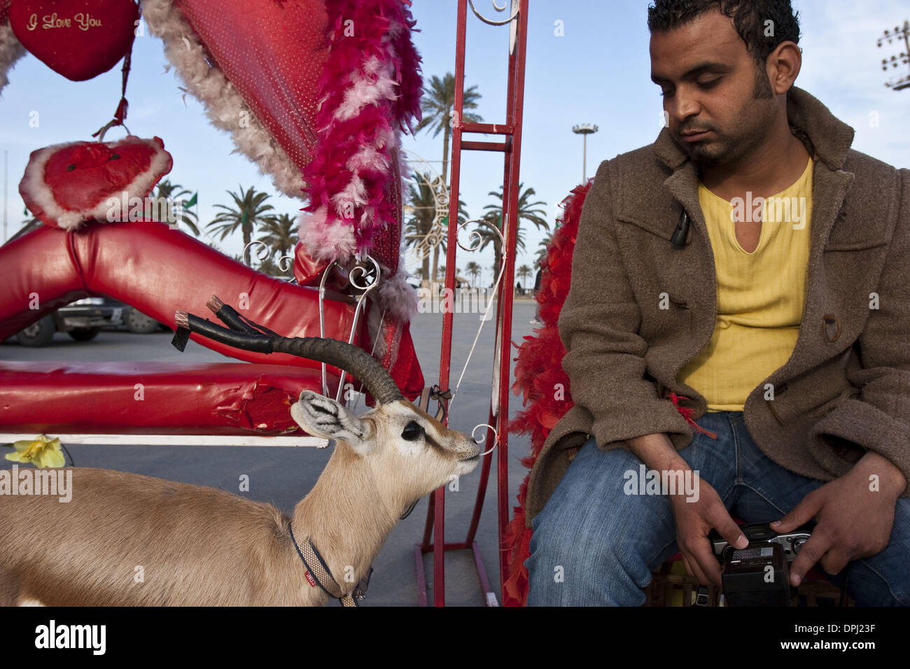 Mar. 01, 2006 - Tripoli, Libya - Photographer with his business set up ...