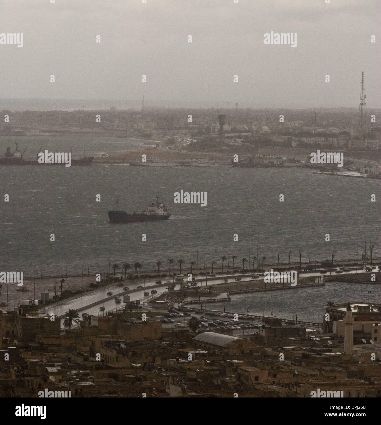 View of the port of tripoli hi-res stock photography and images - Alamy