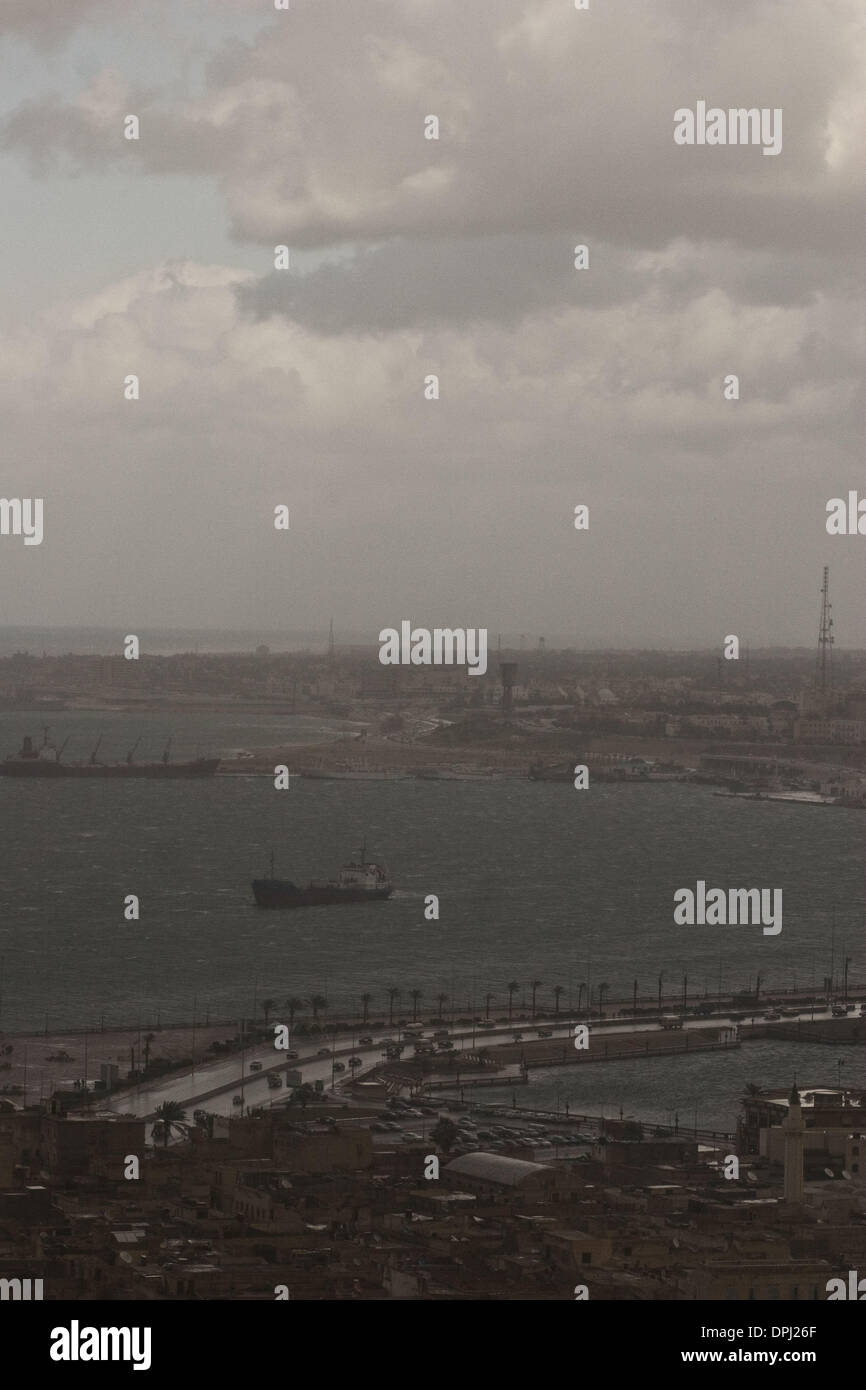 View of the port of tripoli hi-res stock photography and images - Alamy