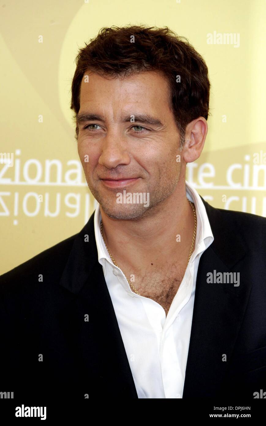 Oct. 10, 2006 - 63rd Venice Film Festival, VENICE, ITALY - CLIVE OWEN ...