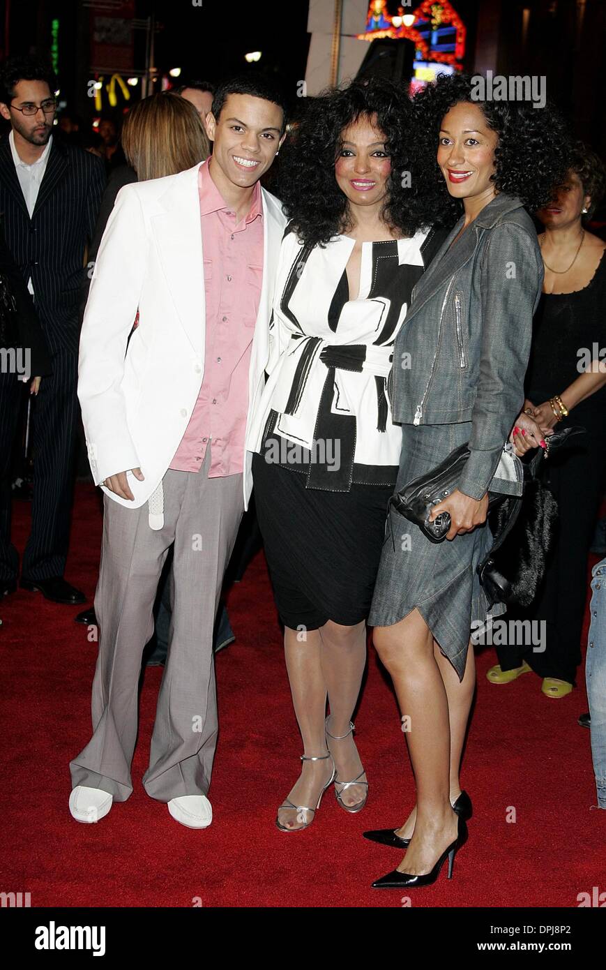 Aug. 8, 2006 - Hollywood, LOS ANGELES, USA - EVAN ROSS, DIANA ROSS ...