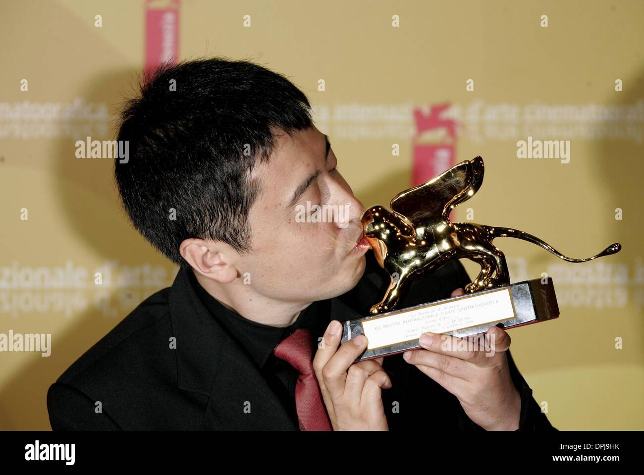 Oct. 10, 2006 - 63rd Venice Film Festival, VENICE, ITALY - JIA ZHANG-KE ...