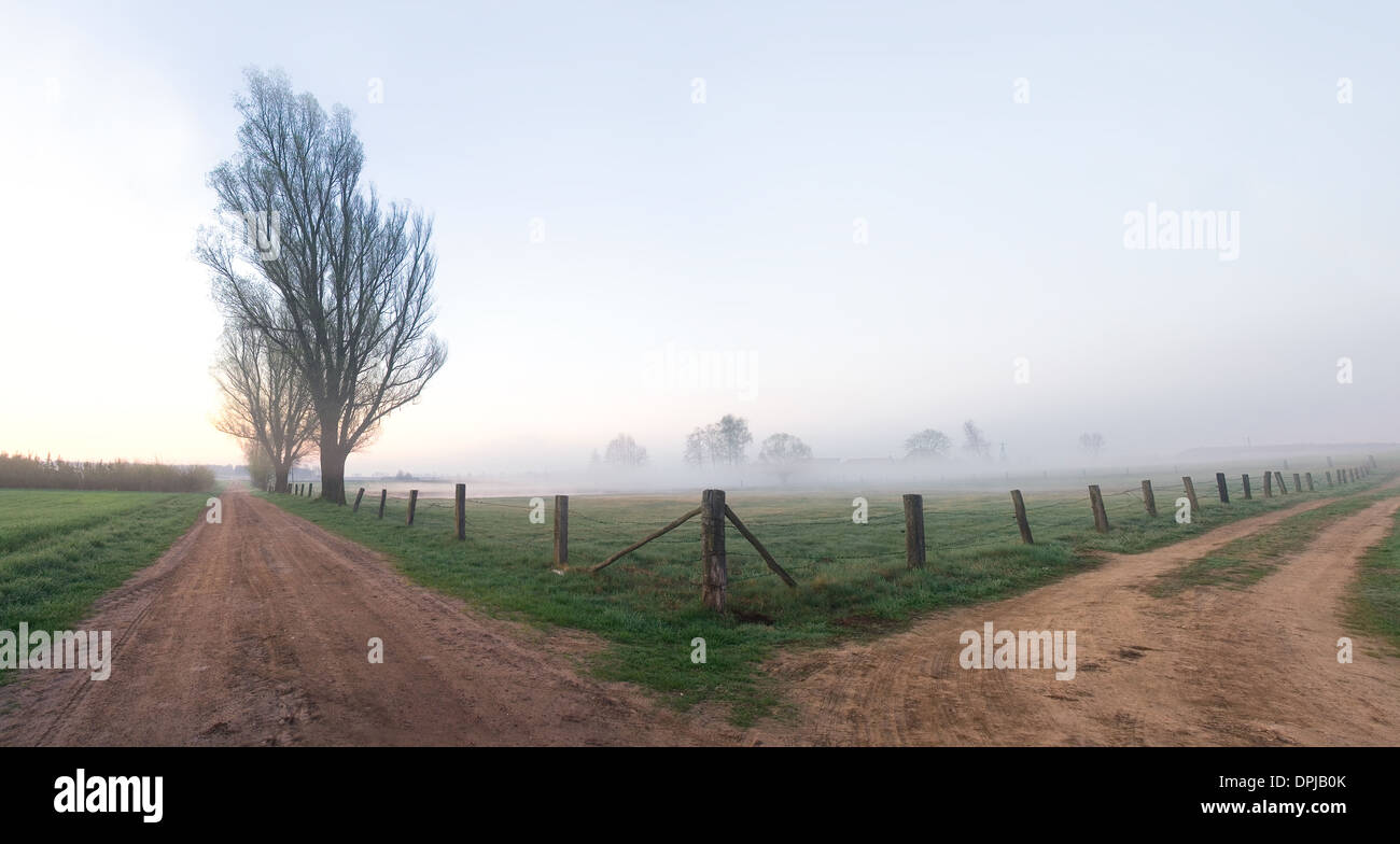 landscape with road Stock Photo - Alamy
