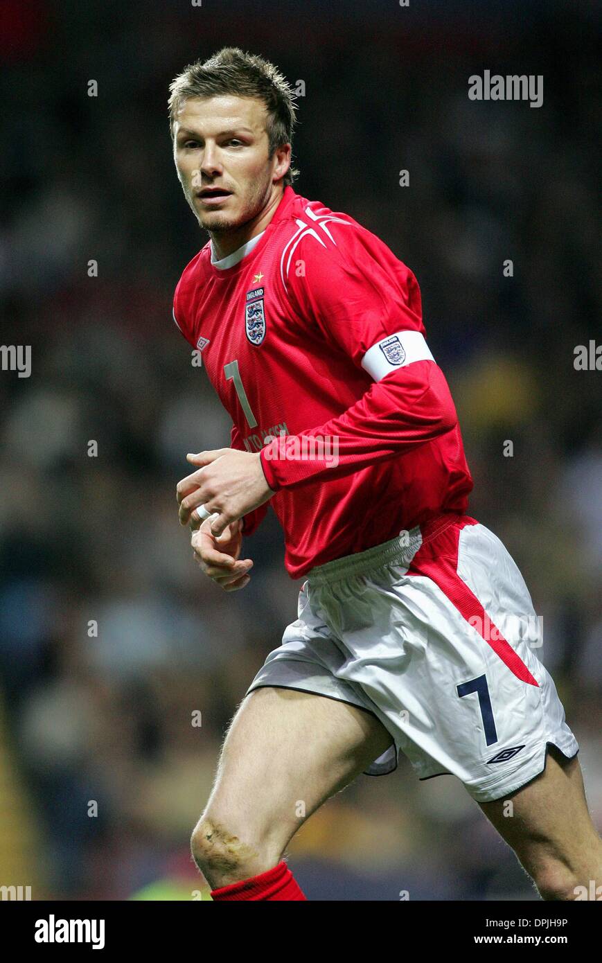 DAVID BECKHAM. & REAL MADRID CF. V HOLLAND.VILLA PARK BIRMINGHAM, .09 ...
