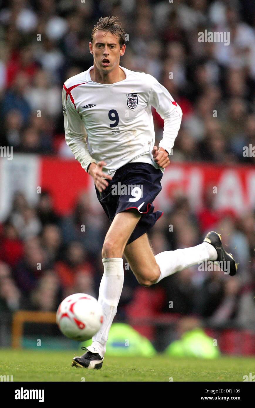 May 15, 2006 - Old Trafford Manchester, ENGLAND - PETER CROUCH.ENGLAND ...