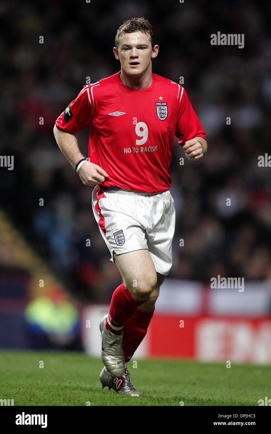 WAYNE ROONEY. & MANCHESTER UNITED FC. V HOLLAND.VILLA PARK BIRMINGHAM ...
