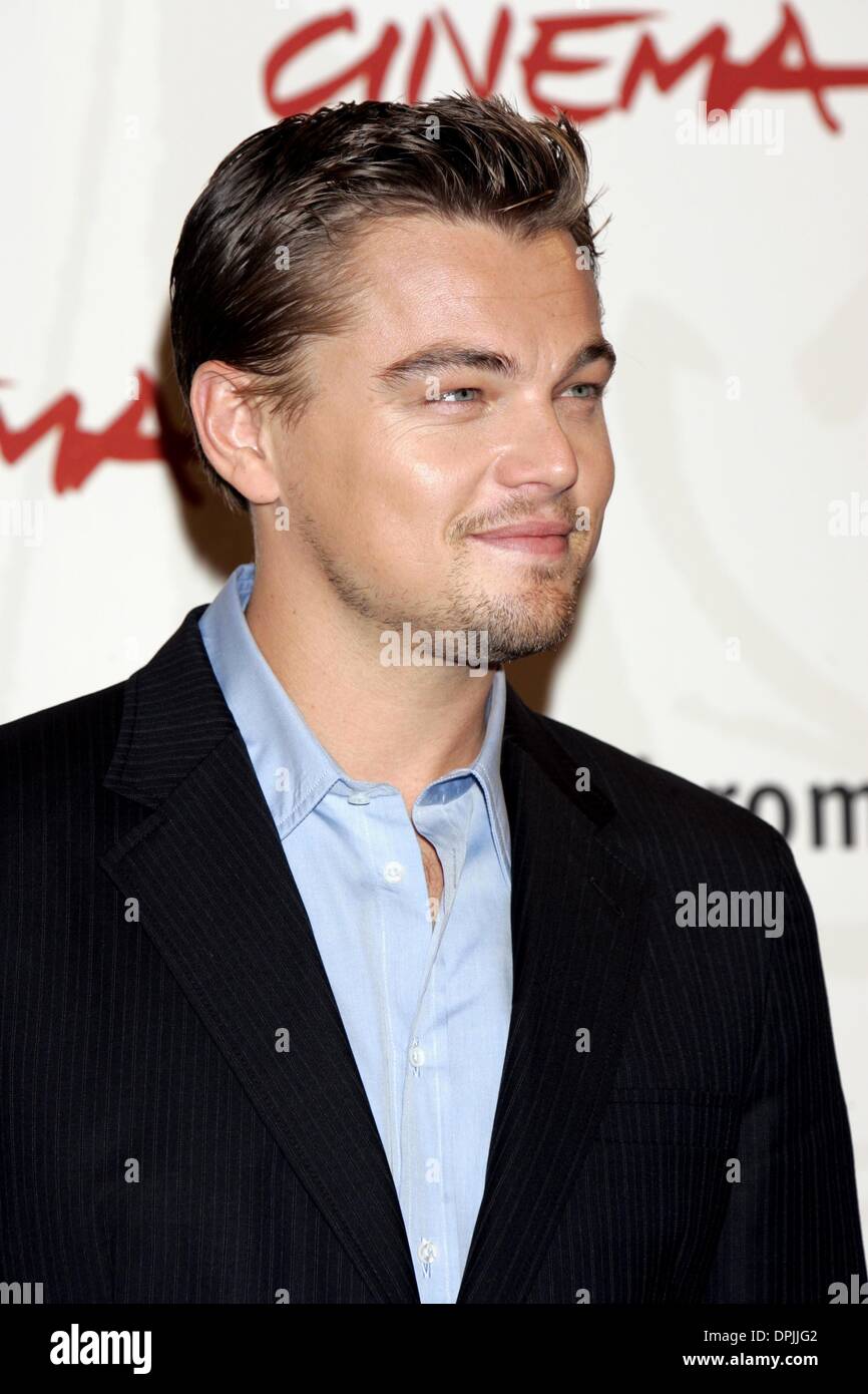 Oct. 28, 2006 - Rome, ITALY - LEONARDO DICAPRIO.ACTOR.1ST ROME FILM ...