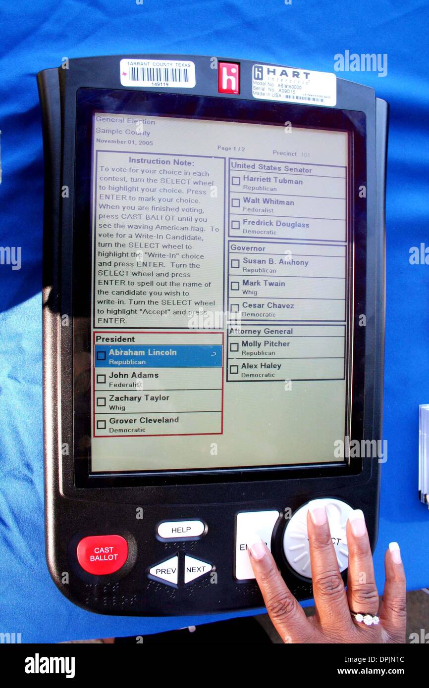 Electronic voting machine hi-res stock photography and images - Alamy