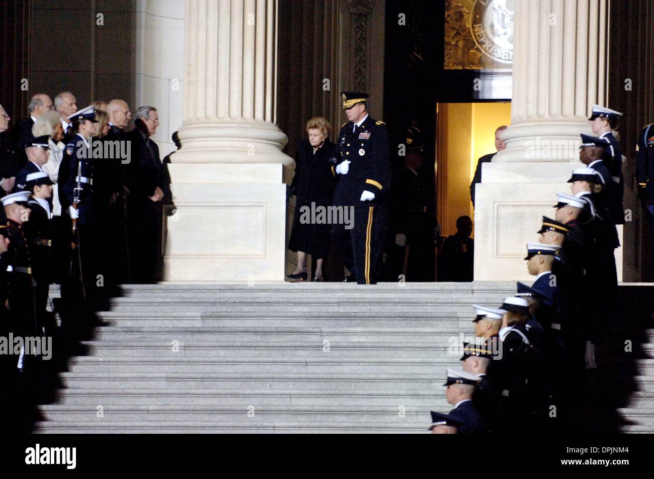 Dec. 30, 2006 - Former President Gerald R. Ford's remains are brought ...