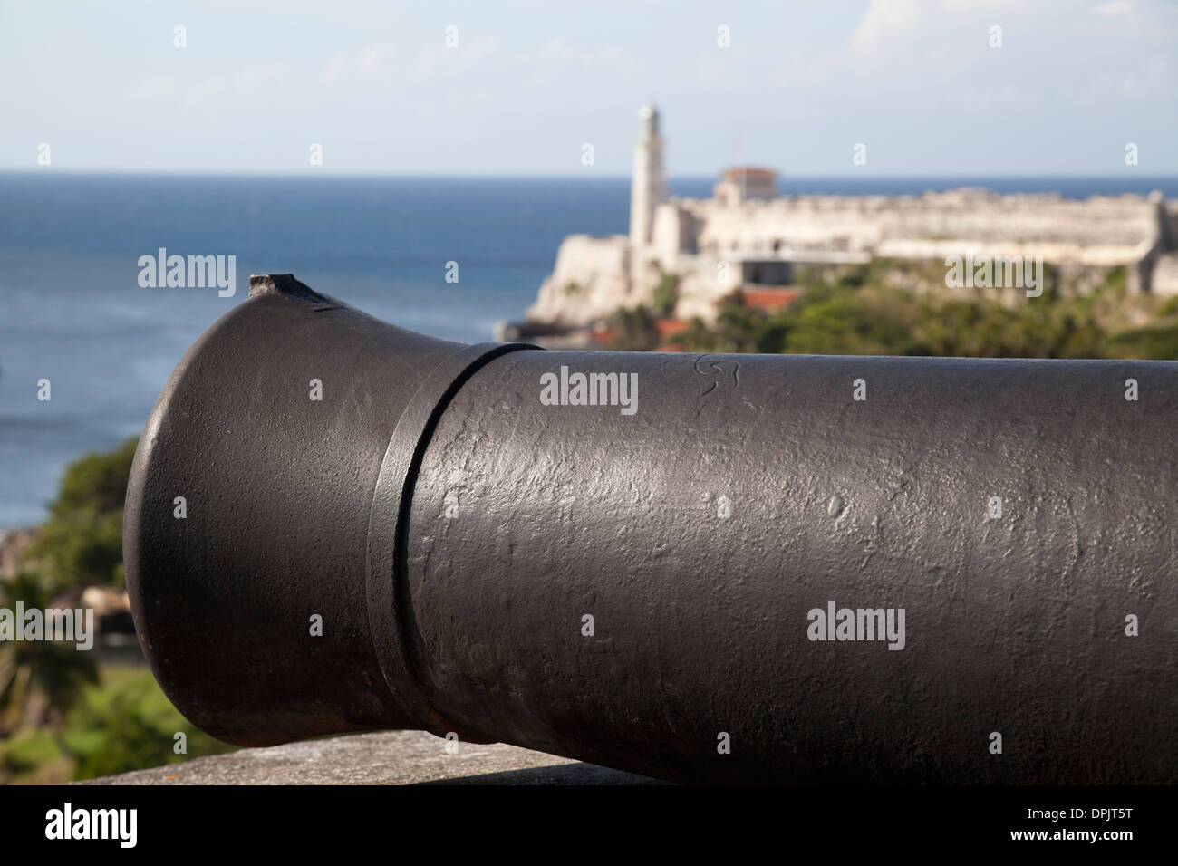 Rusting coast artillery cannons dating from the 1870s guarding the ...
