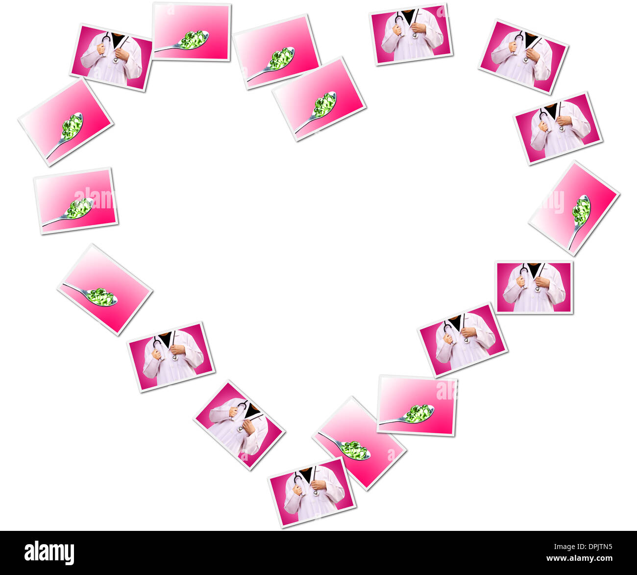Medical Imaging Putting together a heart shape Stock Photo - Alamy