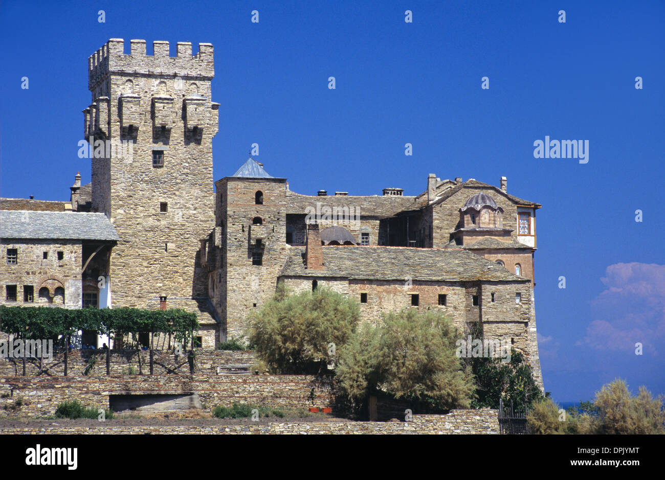 Crenellated watchtower hi-res stock photography and images - Alamy