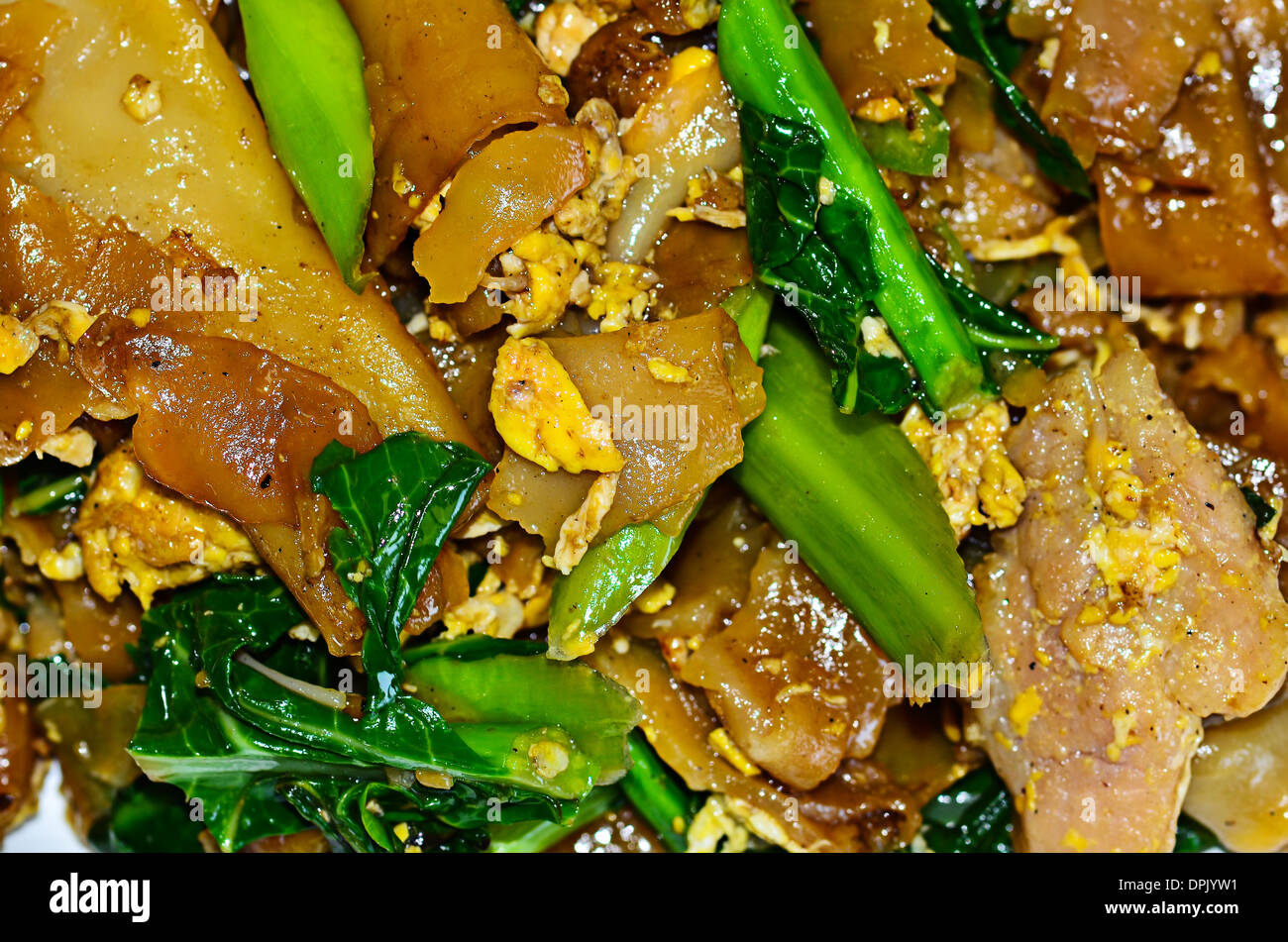 Fried noodles Soy Stock Photo - Alamy