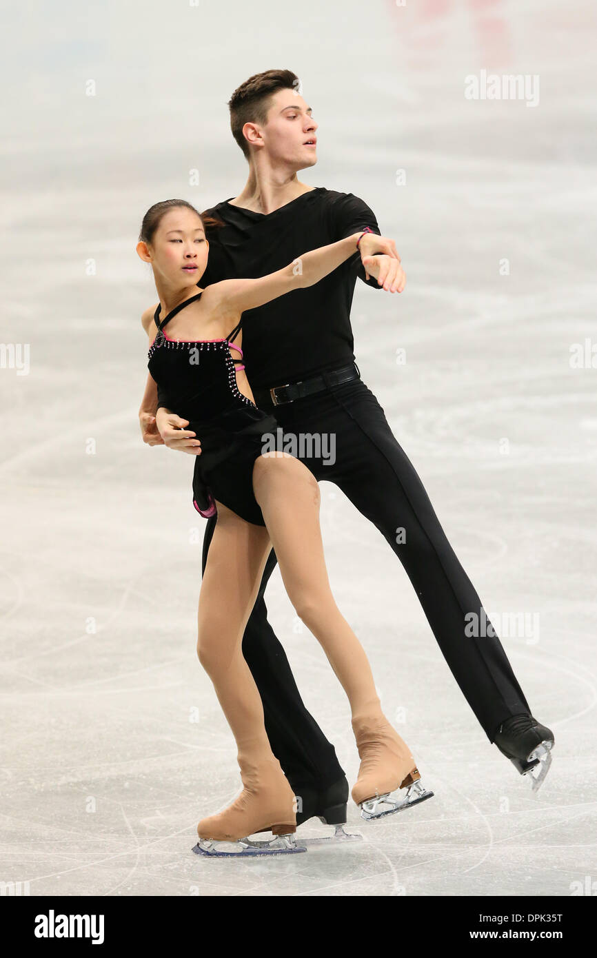Saitama Super Arena, Saitama, Japan. 21st Dec, 2013. Ami Koga & Francis ...