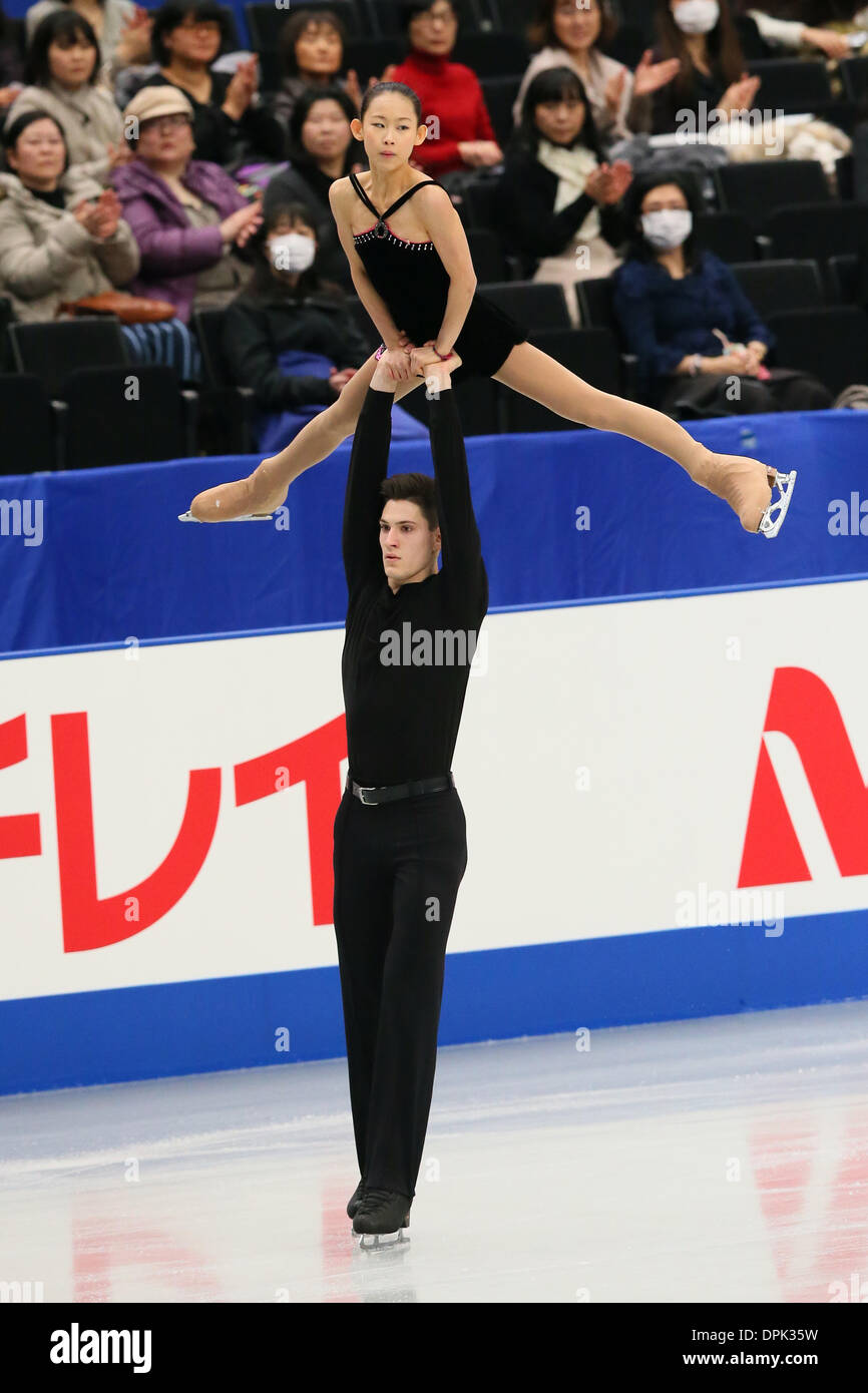 Saitama Super Arena, Saitama, Japan. 21st Dec, 2013. Ami Koga & Francis ...