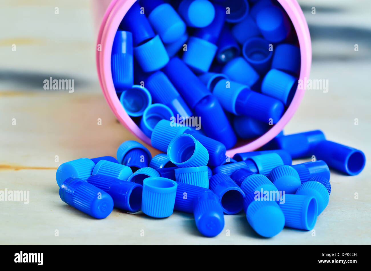 Small plastic tubes in box Stock Photo - Alamy