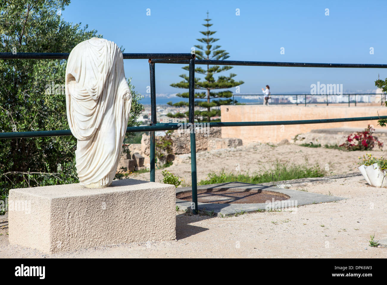 Ancient statue on the grounds of the National Historical Museum in ...