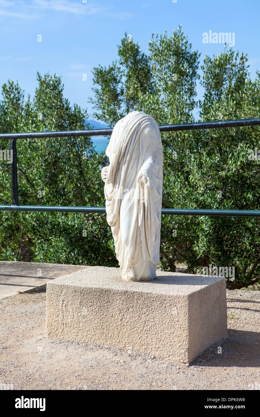 Ancient statue on the grounds of the National Historical Museum in ...
