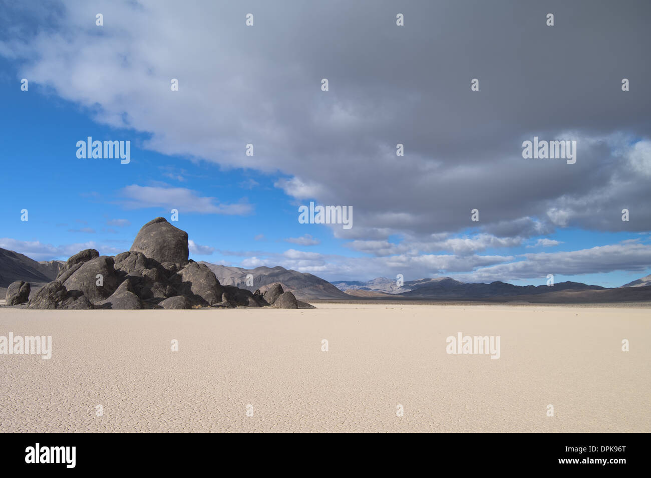 Racetrack playa Death Valley national park California USA Stock Photo ...