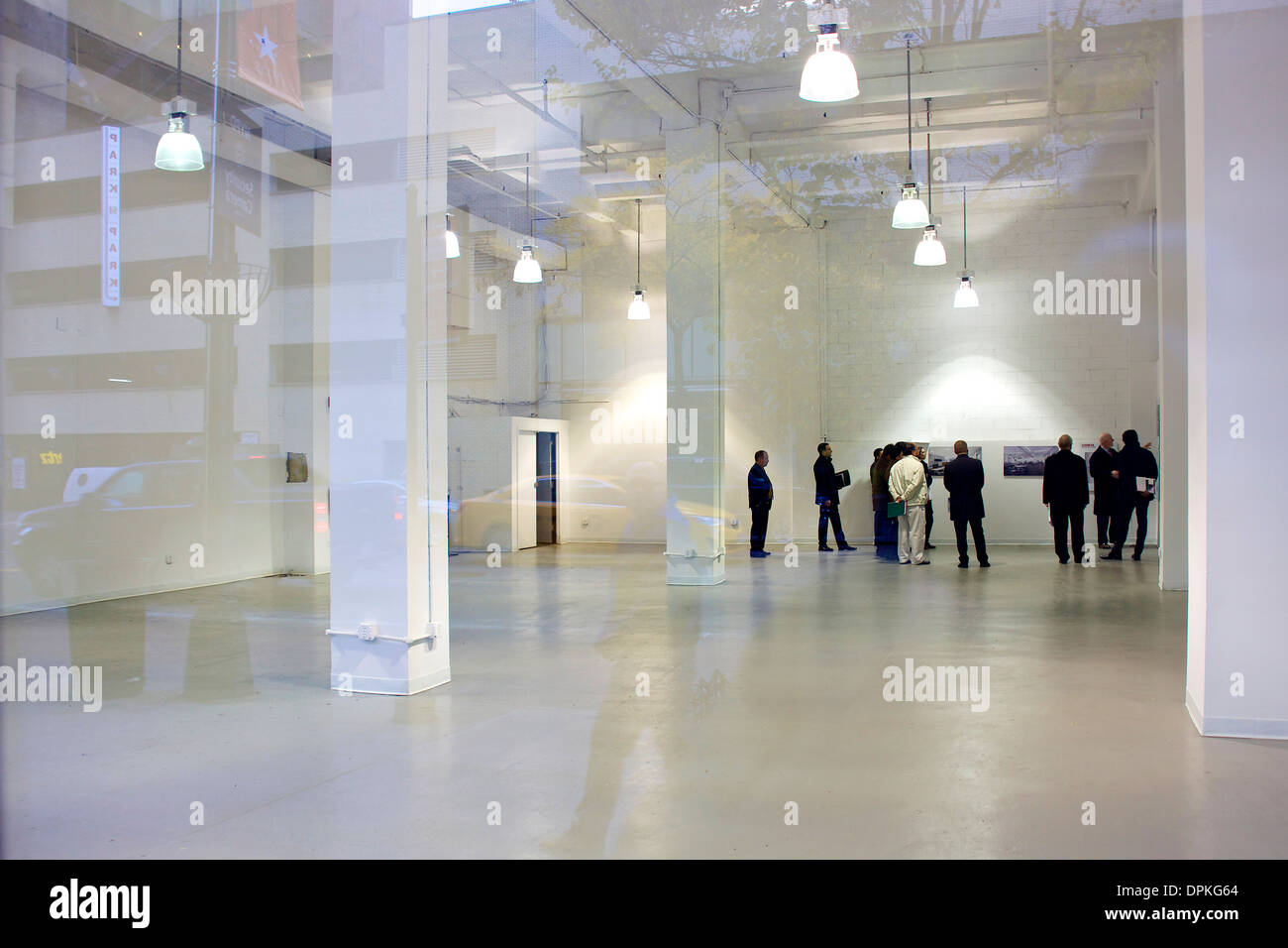People visiting exhibition in Manhattan, New York City, NY, United ...