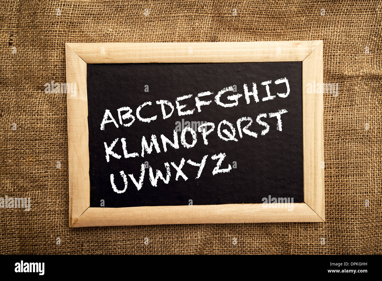 Abc on blackboard hi-res stock photography and images - Alamy