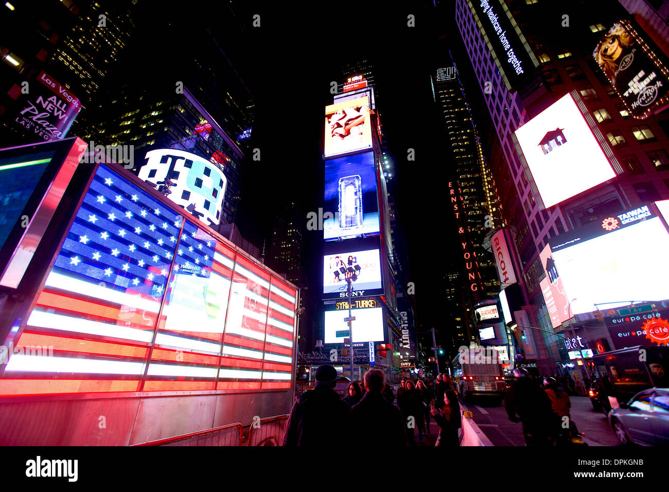Times square neon lights hi-res stock photography and images - Alamy