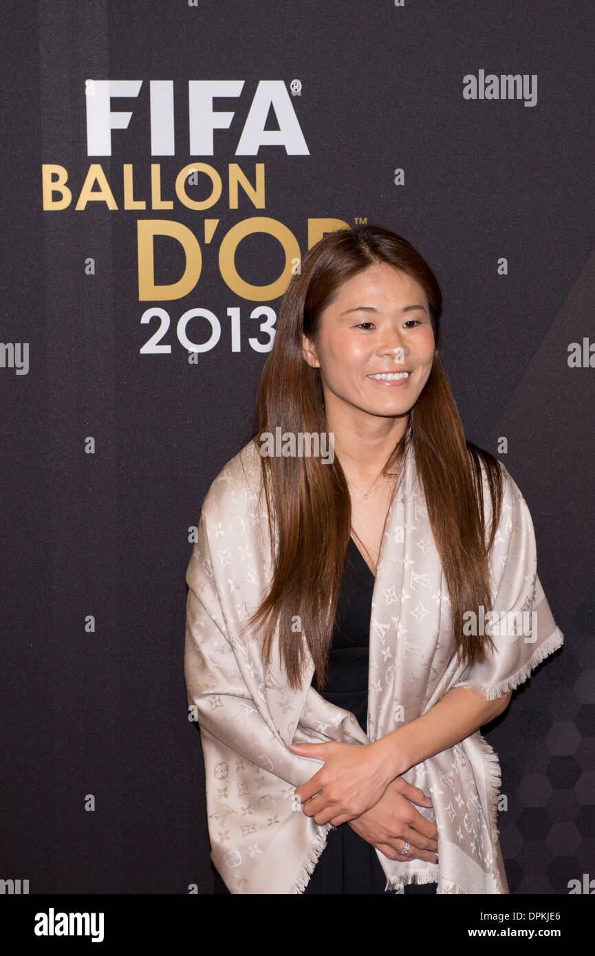 Zurich, Switzerland. 13th Jan, 2014. Homare Sawa Football / Soccer ...