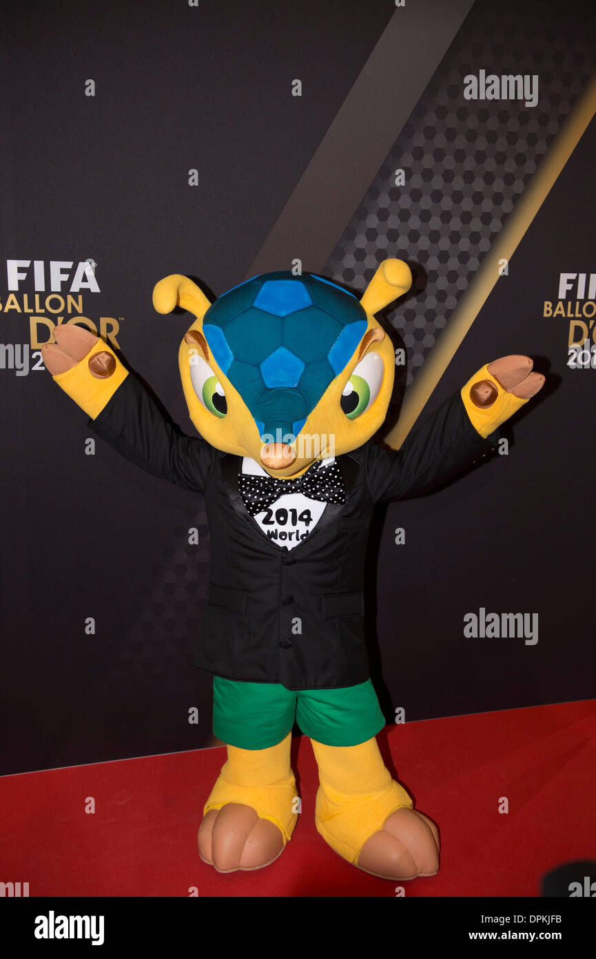 Zurich, Switzerland. 13th Jan, 2014. Fuleco Football / Soccer : 2014 ...