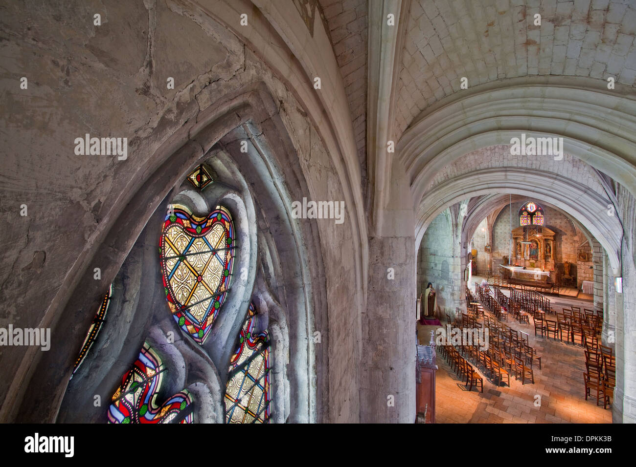 Eglise Saint Symphorien in the city of Tours, France Stock Photo - Alamy