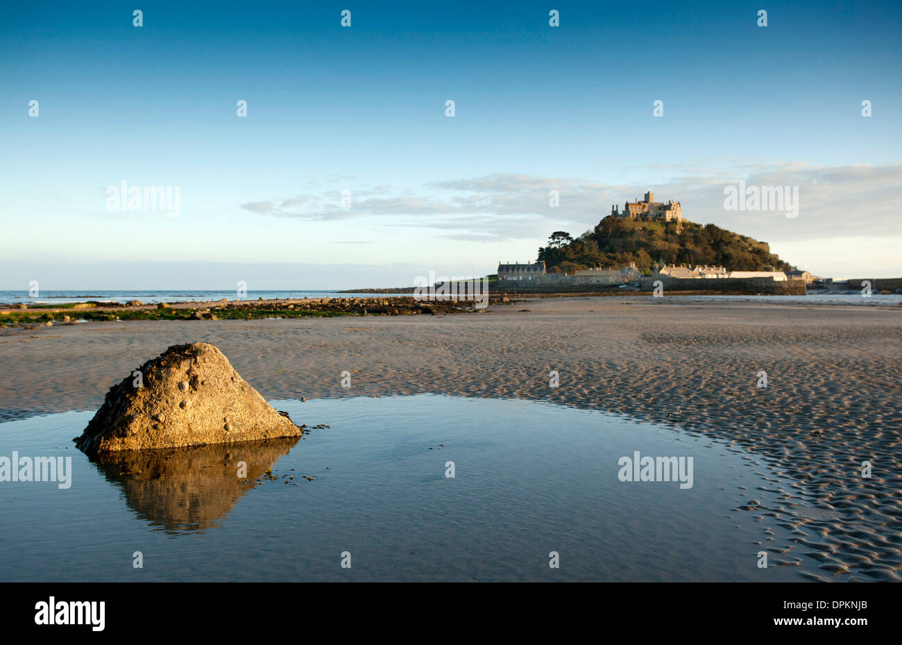 Evening Light St Michael's Mount , Mount's Bay Marazion ,Cornwall with ...