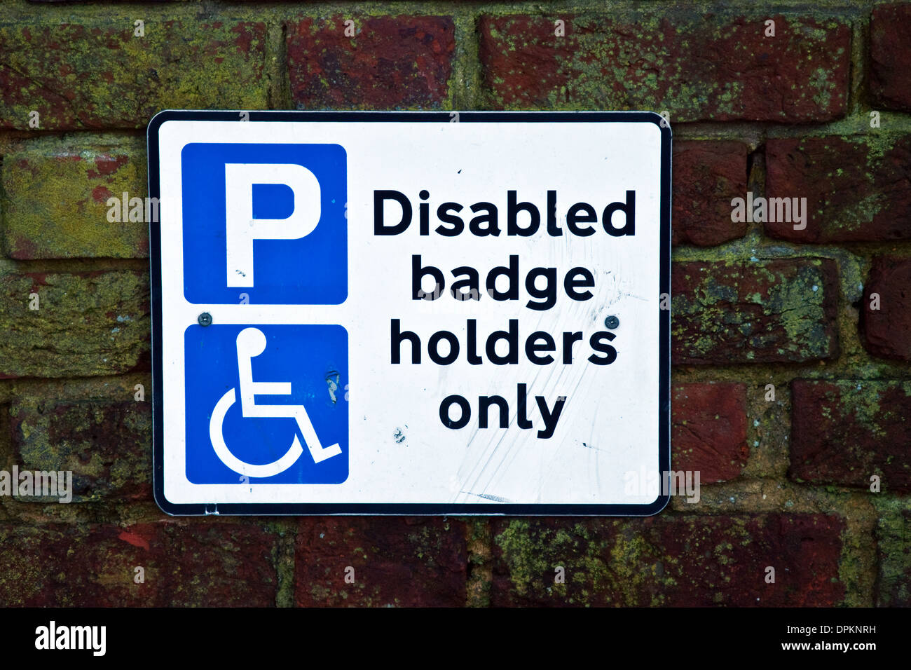 UK traffic signs or disabled Stock Photo - Alamy