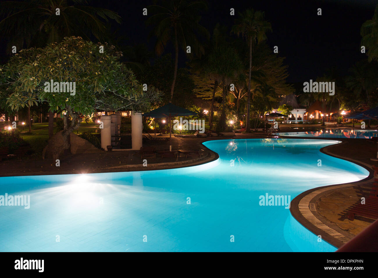 Kenya's largerst swimming pool at Southern Palms Resort, Diani Beach ...
