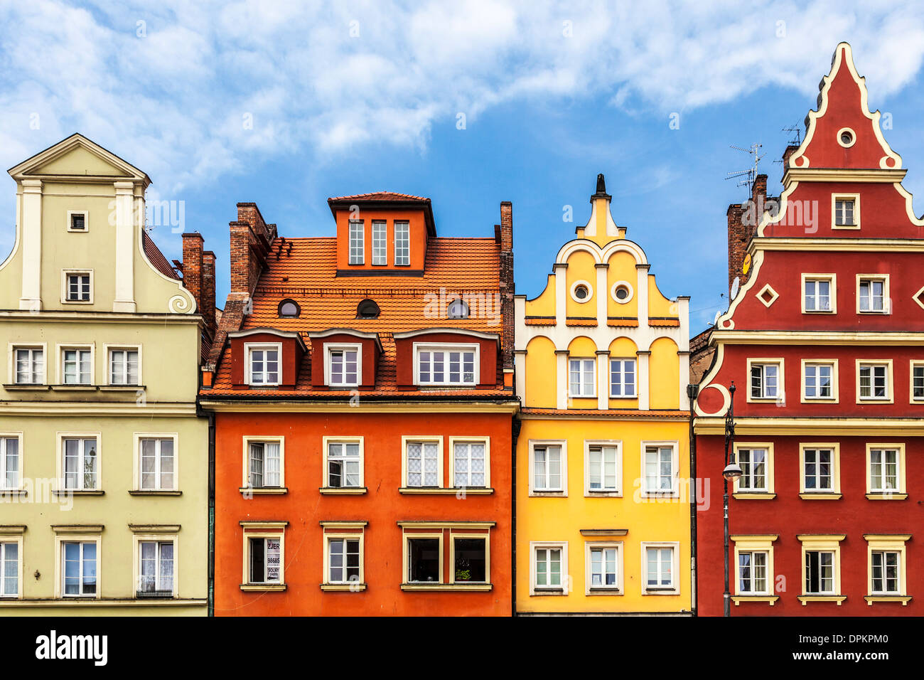 Facades of medieval houses hi-res stock photography and images - Alamy